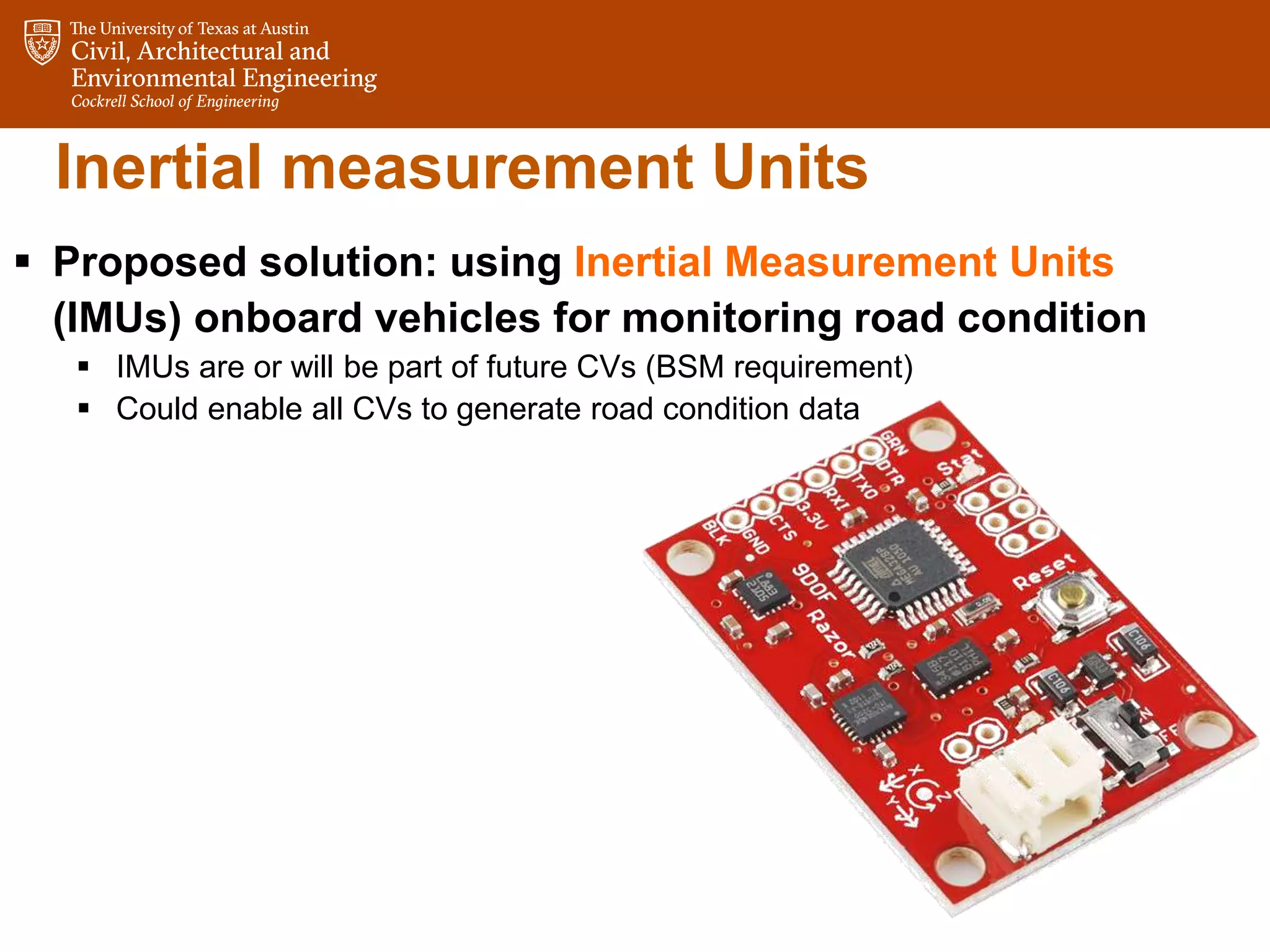 IMU-Based Road Condition Monitoring | PPTX