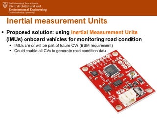 IMU-Based Road Condition Monitoring | PPTX