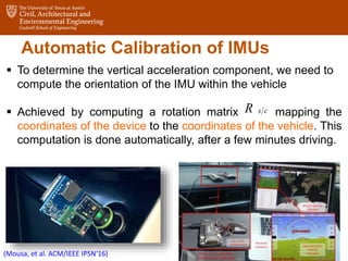 IMU-Based Road Condition Monitoring | PPTX