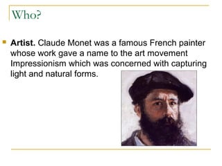 Claude Monet | PPT