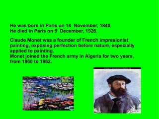 Claude Monet | PPT