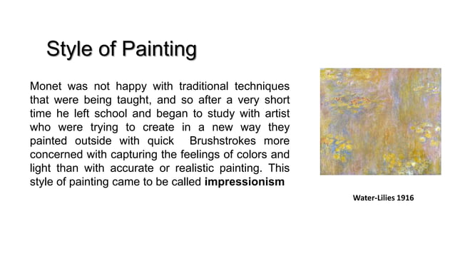 Claude monet ppt (2) | PPT