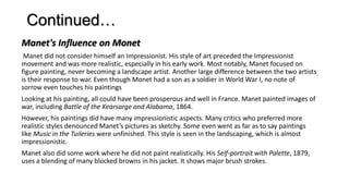 Claude monet ppt (2) | PPTX | Painting | Arts and Crafts