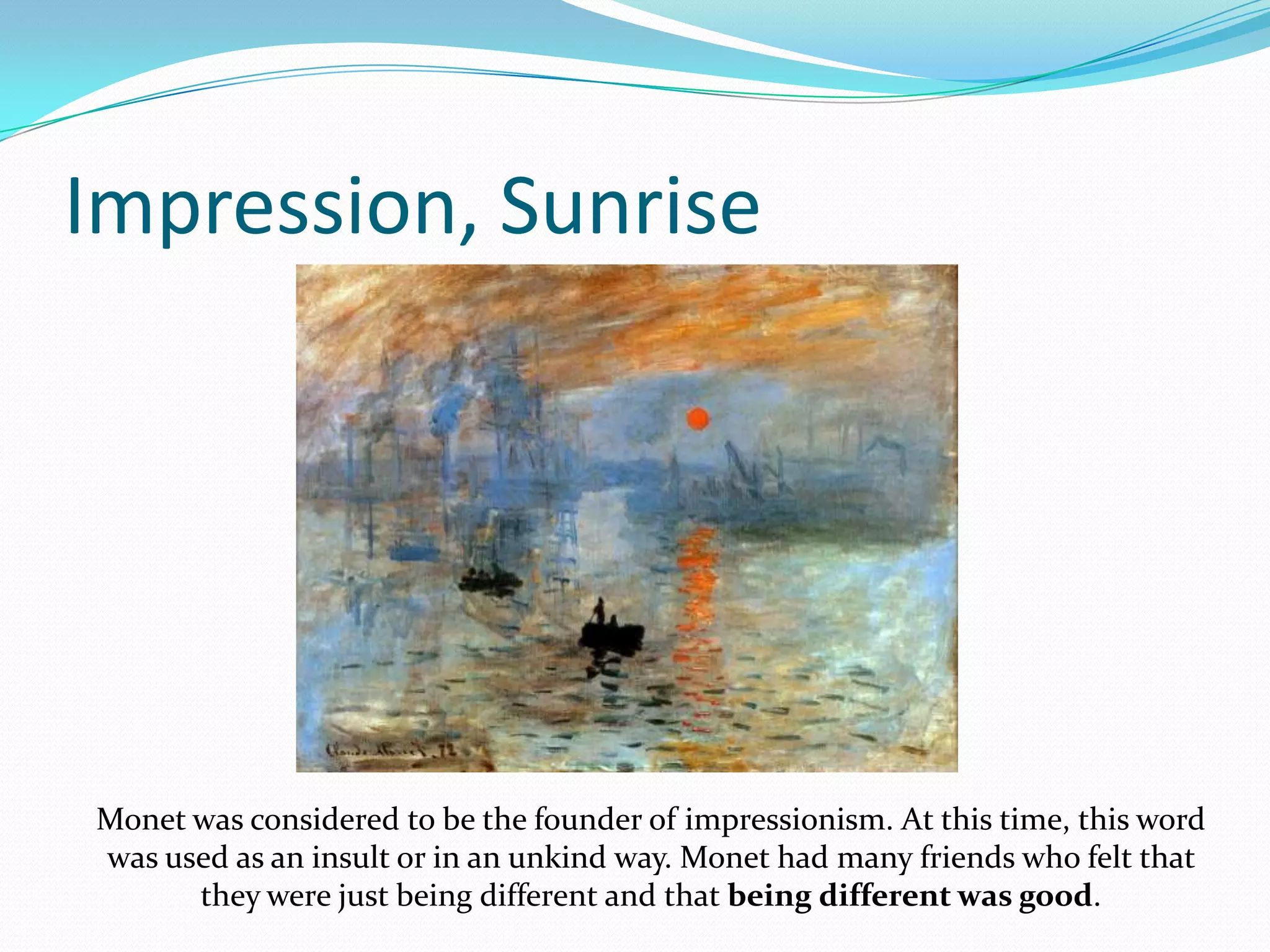 Claude monet presentation | PPTX