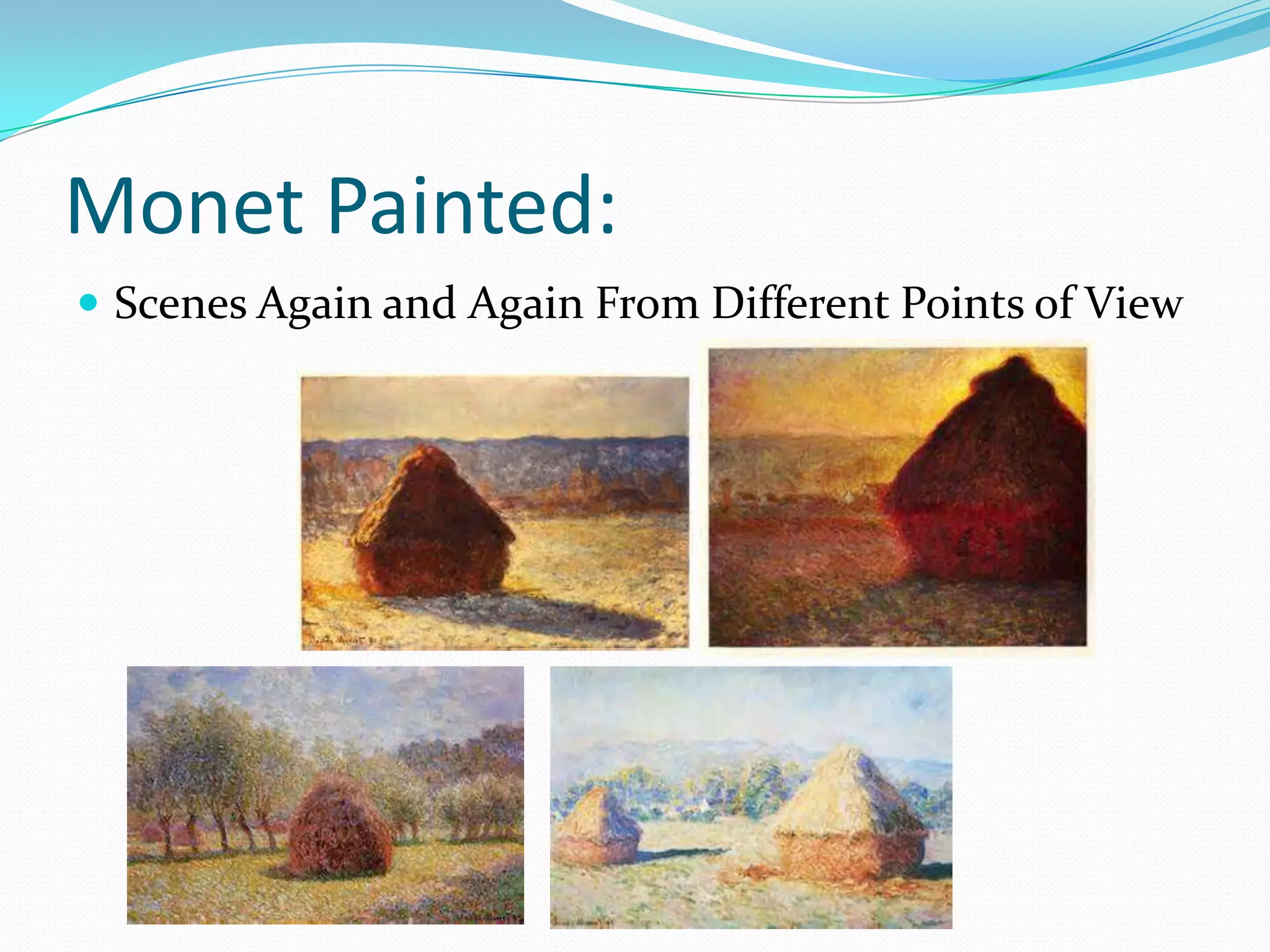 Claude monet presentation | PPTX