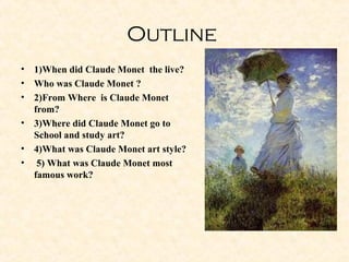 Claude Monet | PPT