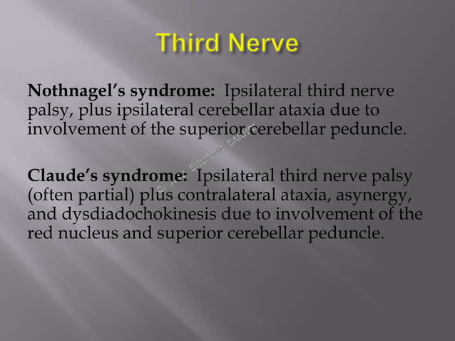 Claudes syndrome | PPT