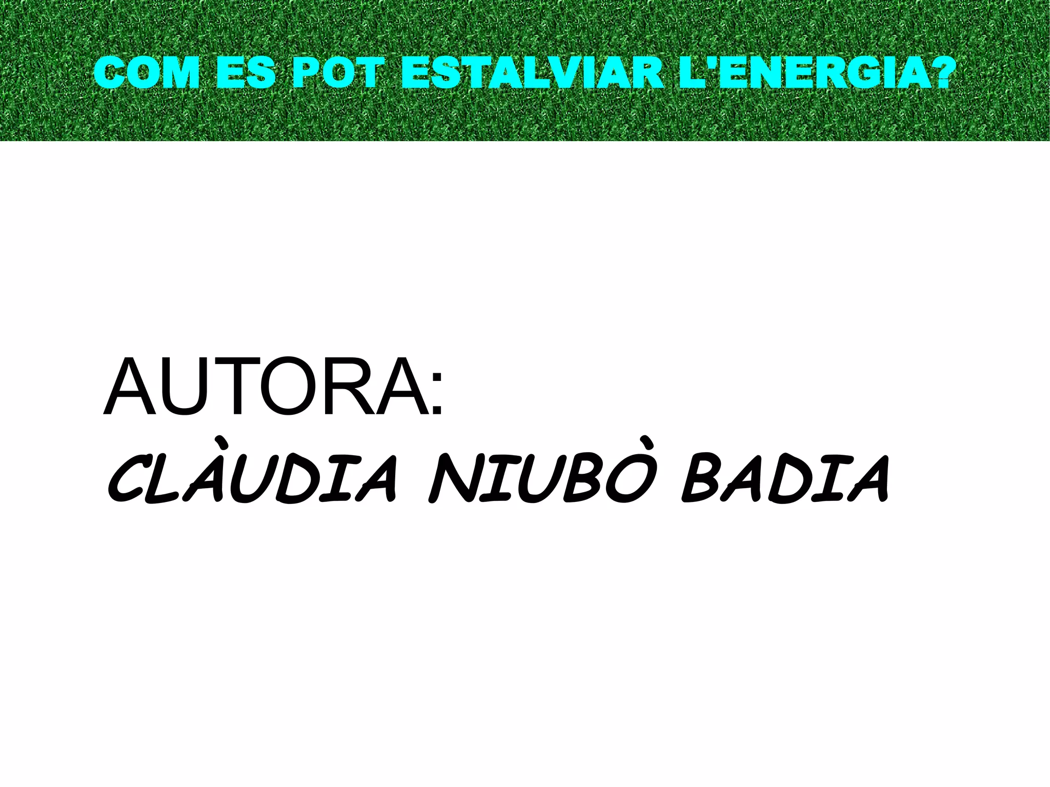 Claudia | PPT