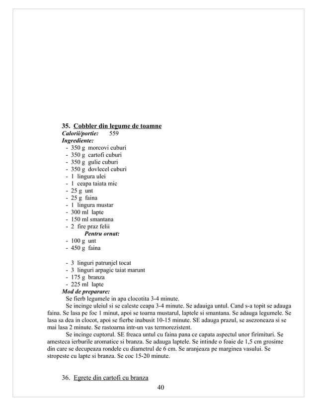 Claudia dragan carte de bucate - retetele bunicii | PDF