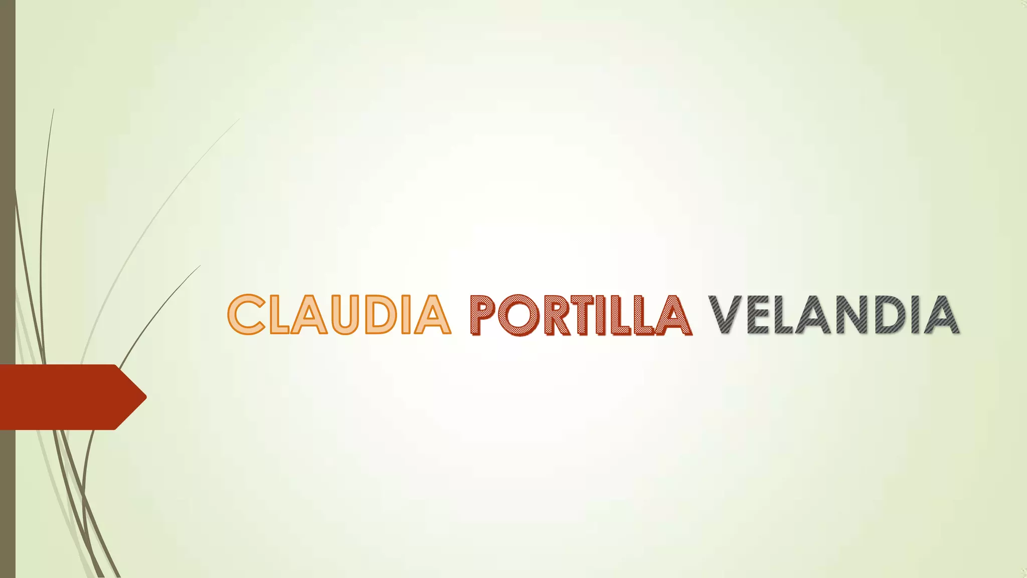 Claudia portilla velandia | PPTX