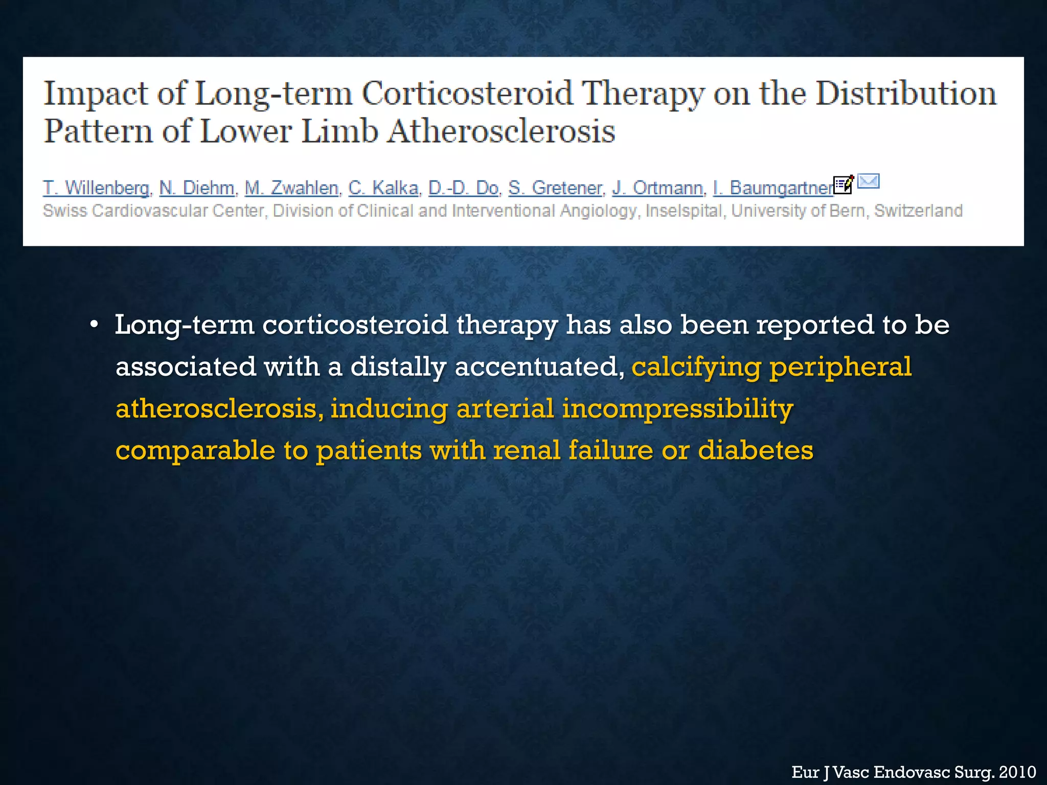 Topic of Vascular Claudication | PDF