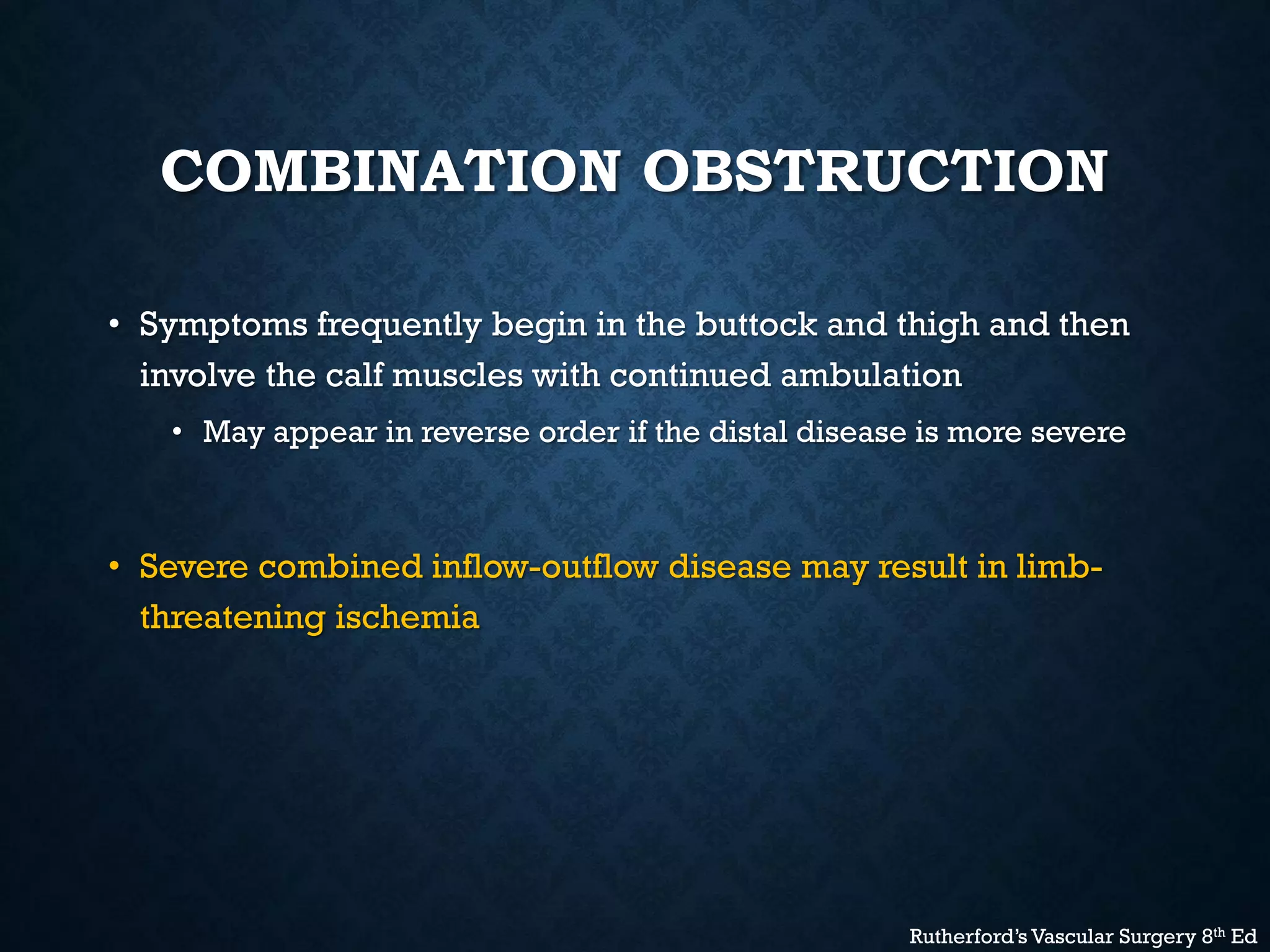 Topic of Vascular Claudication | PDF