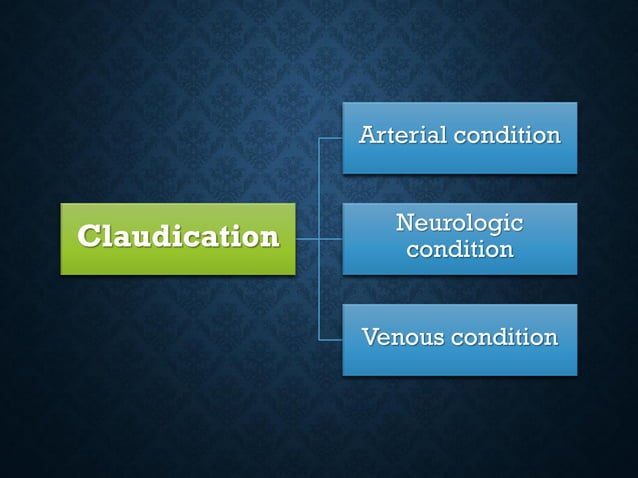Topic of Vascular Claudication | PDF