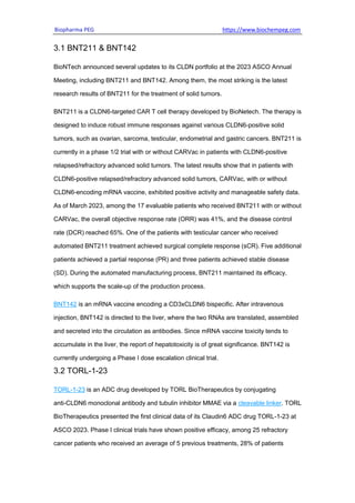 Claudin6 (CLDN6) A Emerging Target For Solid Tumor.pdf