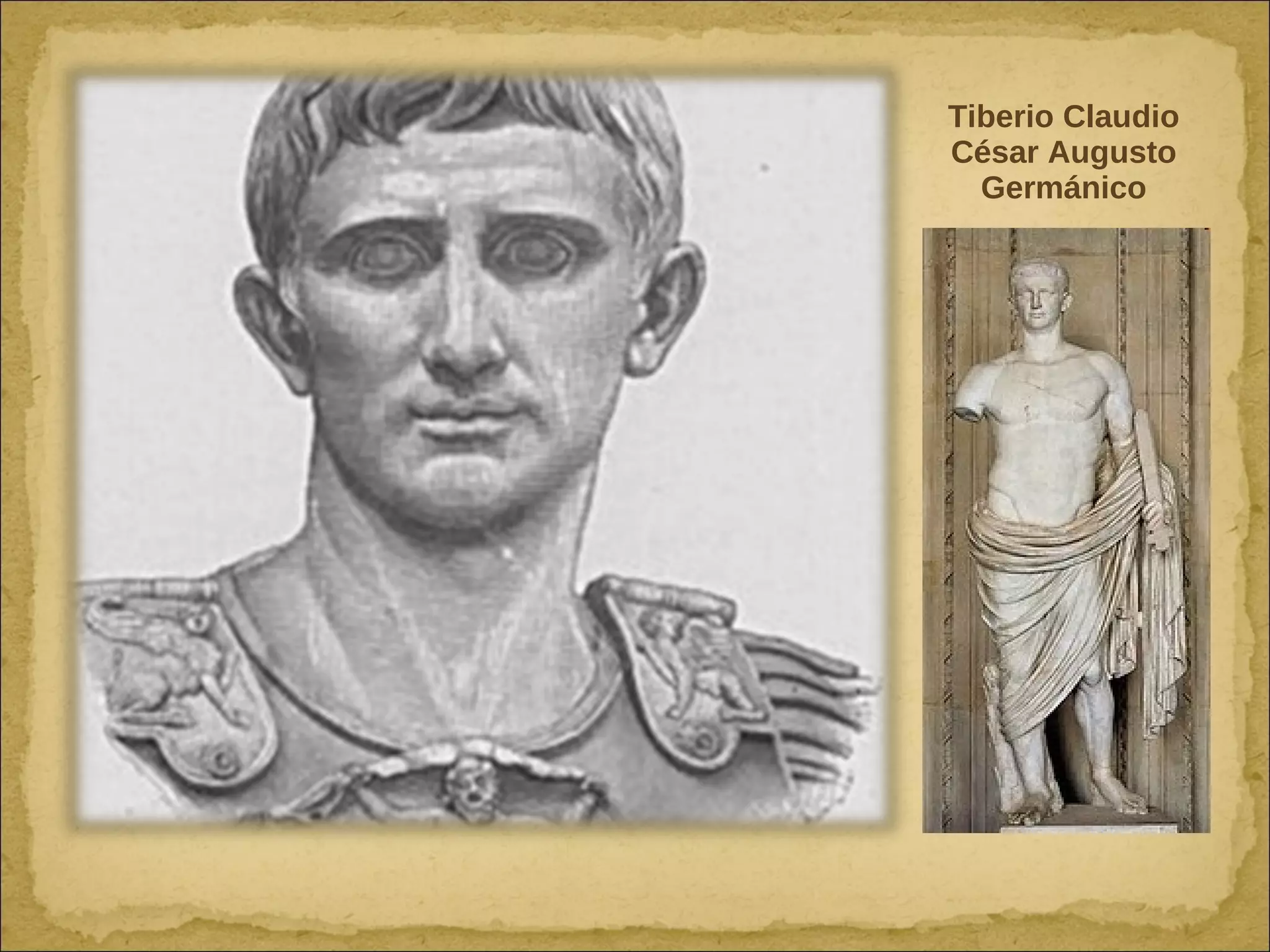 Tiberio Claudio César Augusto Germánico | PPT