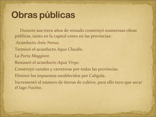 Tiberio Claudio César Augusto Germánico | PPT