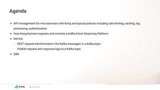 Exposing and Controlling Kafka Event Streaming with Kong Konnect Enterprise | Claudio Acquaviva ...