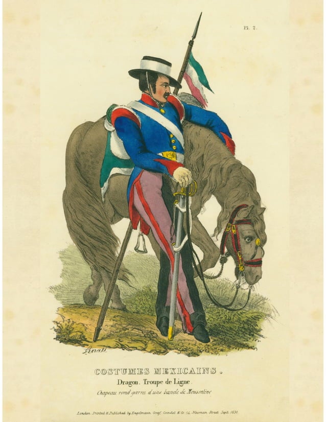 Trajes civiles, militares y religiosos de México , Claudio Linati 1828