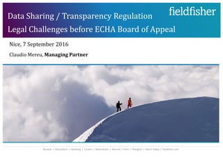 Data sharing / Transparency Regulation | PPT