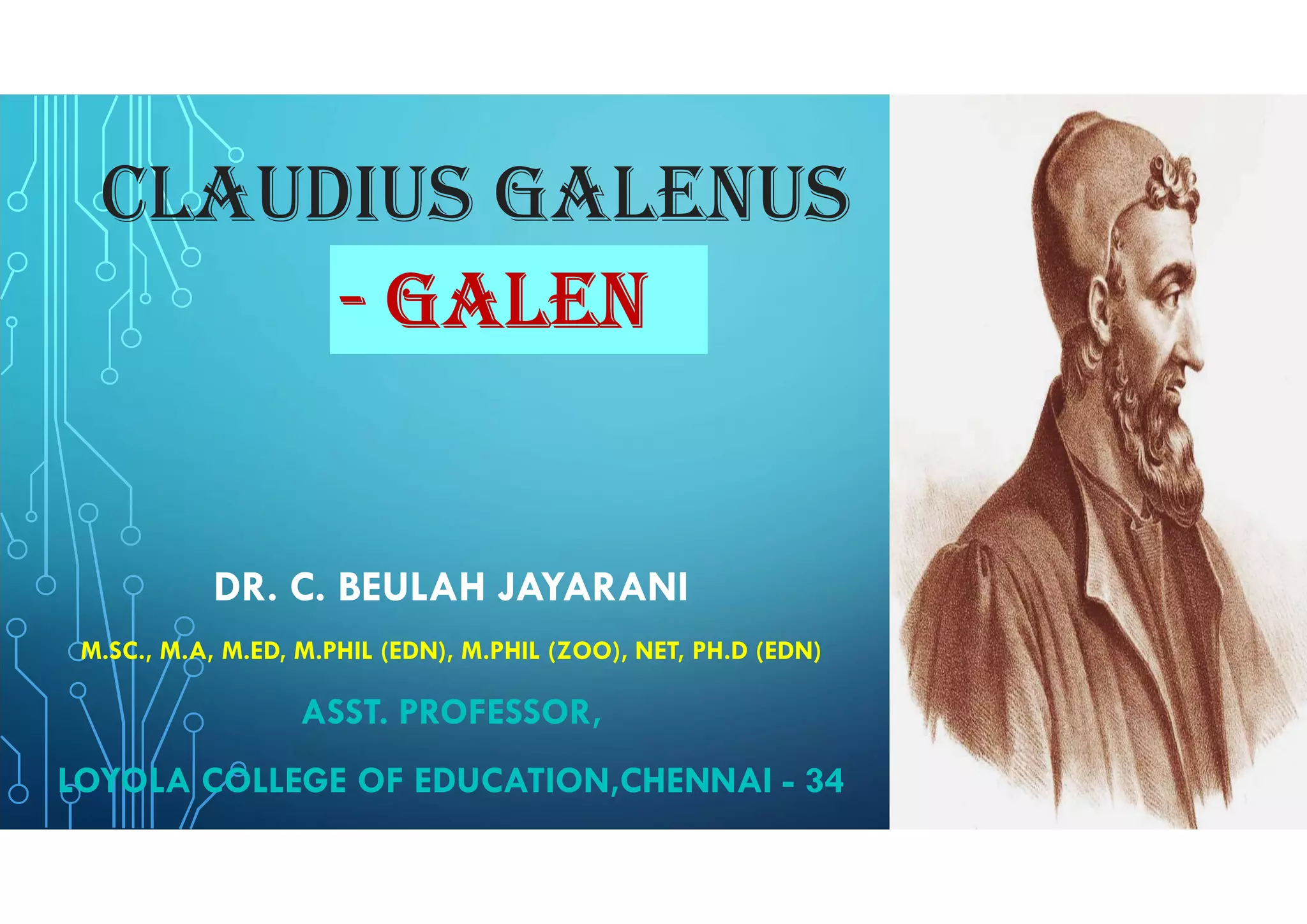 Claudius galenus galen | PDF