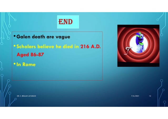 Claudius galenus galen | PPT