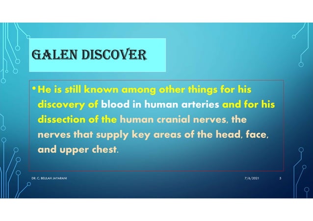 Claudius galenus galen | PPT