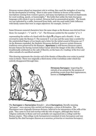 Emperor Claudius I and the Etruscans by Keith Armstrong | PDF
