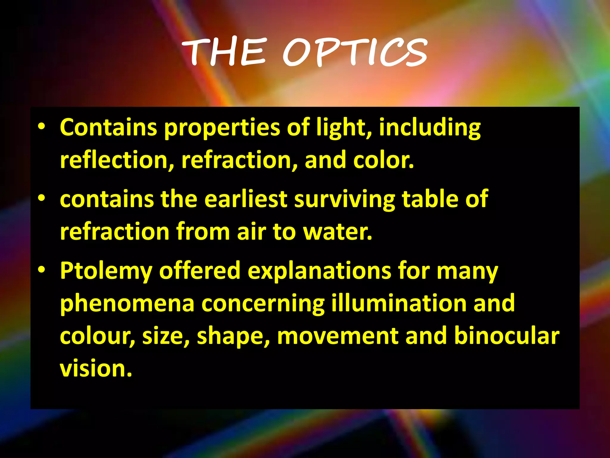 Claudius ptolemy by sanjita | PPTX | Geography | Science