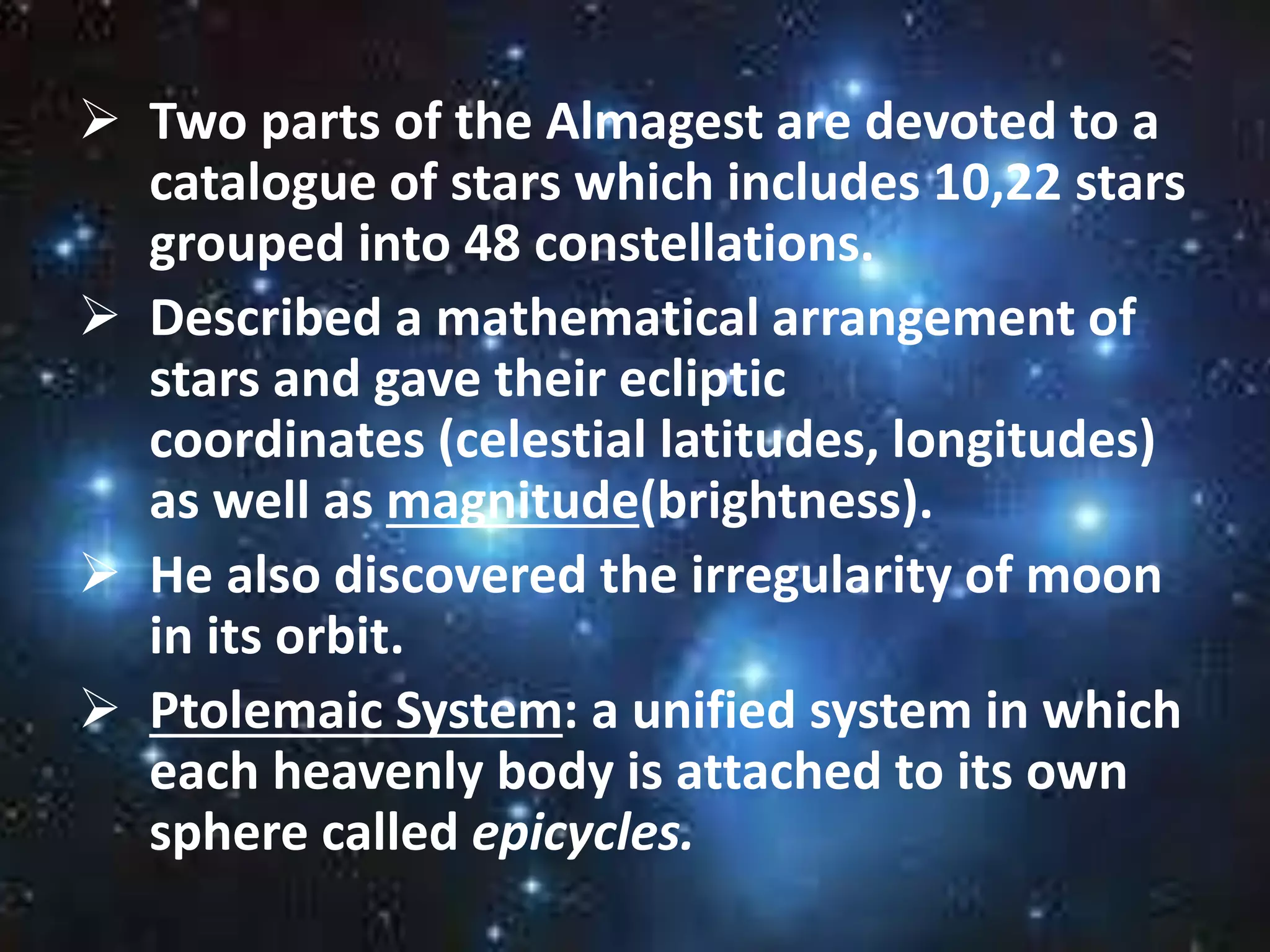 Claudius ptolemy by sanjita | PPTX | Geography | Science