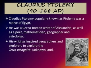 Claudius ptolemy by sanjita | PPTX