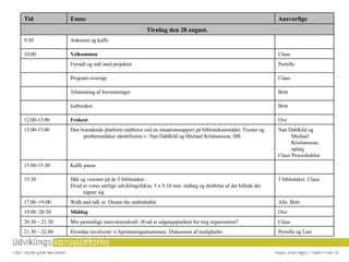 Claus Homann - Velkommen Deltagere Og Program | PPT