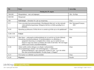 Claus Homann - Velkommen Deltagere Og Program | PPT