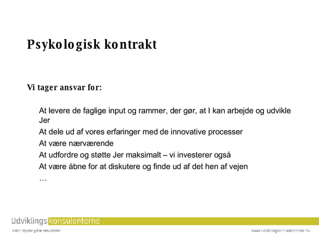 Claus Homann - WS1 psykologisk kontrakt | PPT