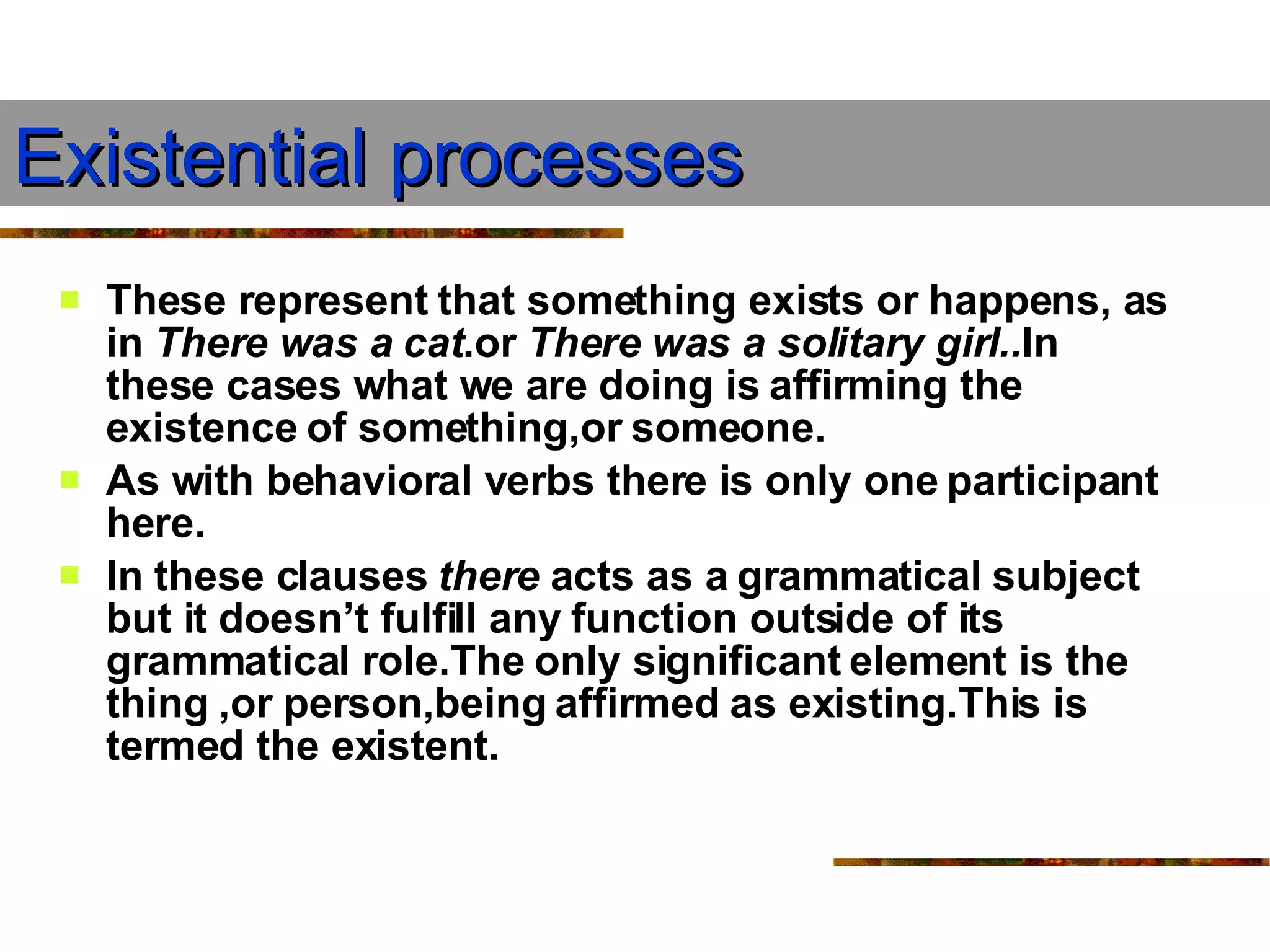 Clause As Representation Final 23 | PPT