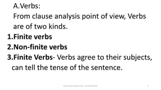 Clause and conjunctions | PPT