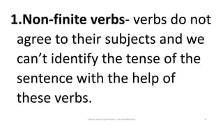 Clause and conjunctions | PPT