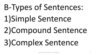 Clause and conjunctions | PPT
