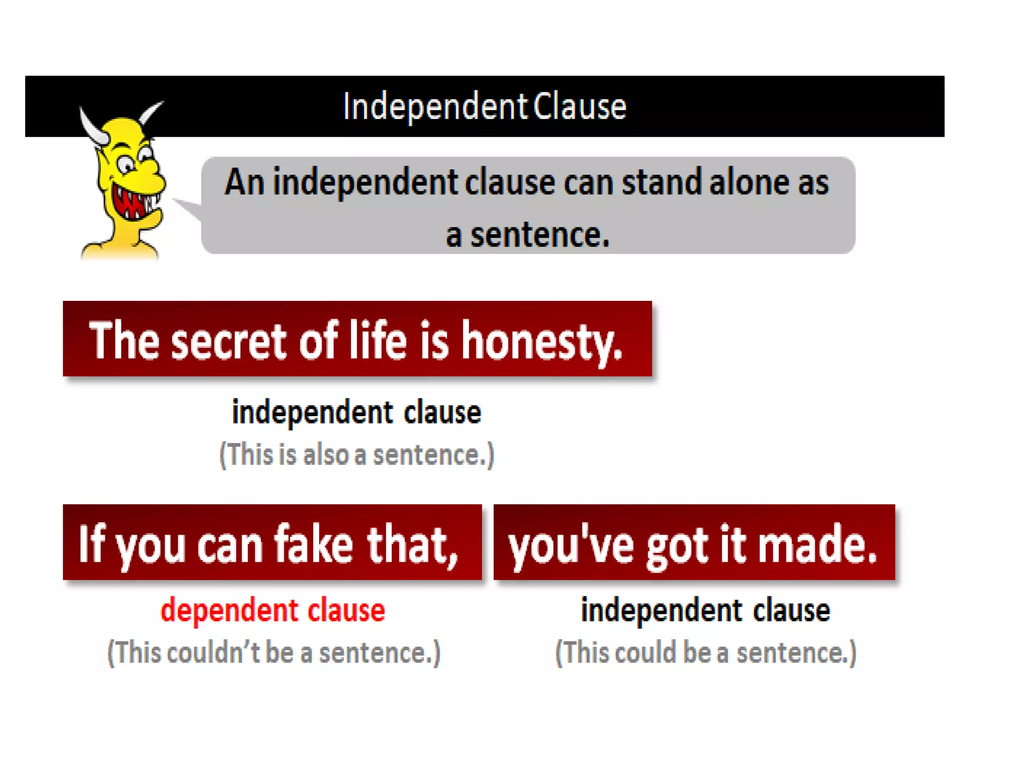 Clause and simple sentence | PPT