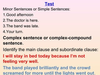 Clause elements | PPT