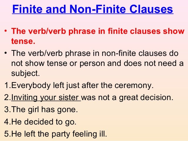 Clause elements