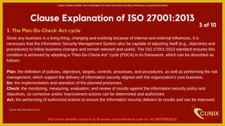 Clause explanation of ISO 27001 2013 | PPT