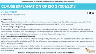 Clause explanation of ISO 27001 2013 | PPT