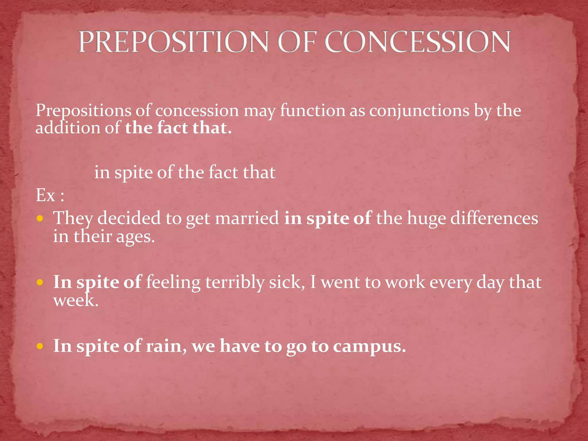 Clause of concession | PPTX