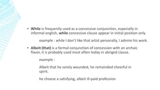 Clause of contrast | PPTX