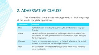 Clause of contrast | PPTX