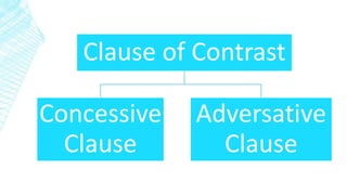 Clause of contrast | PPTX