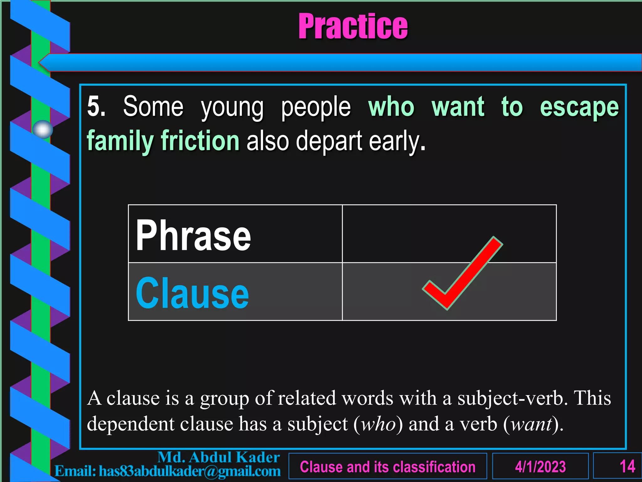 Clause (Part-1 of 10)-Clause and Its Classificaiton.pptx