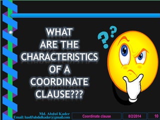 Clause (Part 4 of 10)- Coordinate clause | PPTX