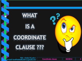 Clause (Part 4 of 10)- Coordinate clause | PPTX