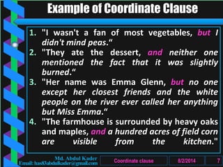 Clause (Part 4 of 10)- Coordinate clause | PPTX
